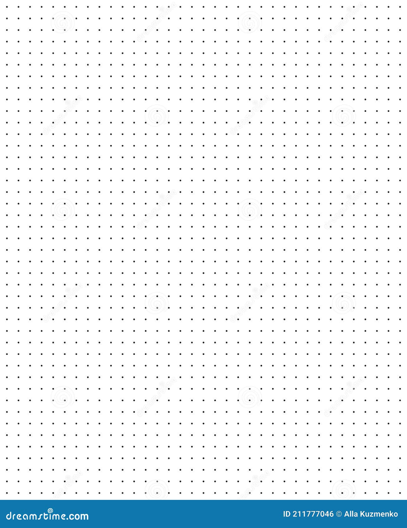 Grid Paper. Dotted Grid on White Background. Abstract Dotted ...