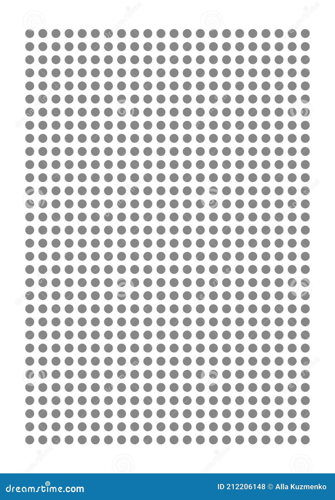 Grid Paper. Dotted Grid on White Background. Abstract Dotted ...