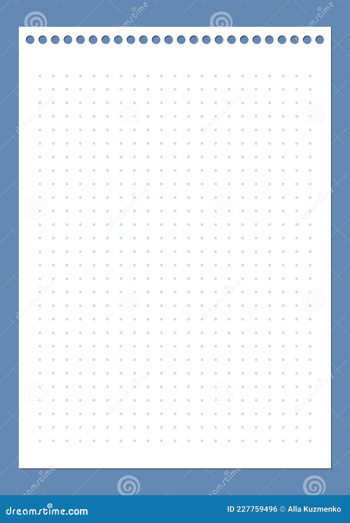 Grid Paper. Dotted Grid on White Background. Abstract Dotted ...
