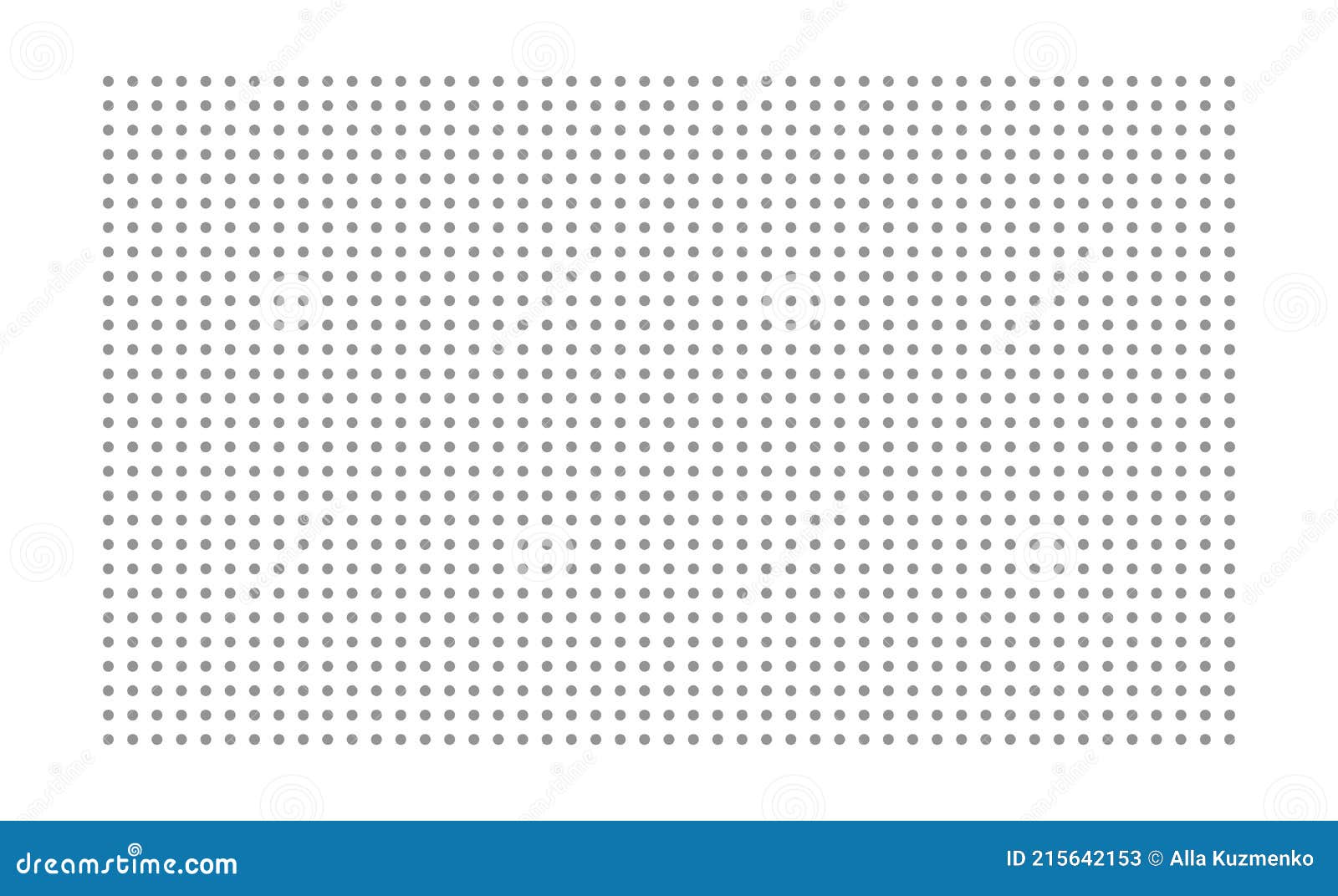 Grid Paper. Dotted Grid on White Background. Abstract Dotted ...