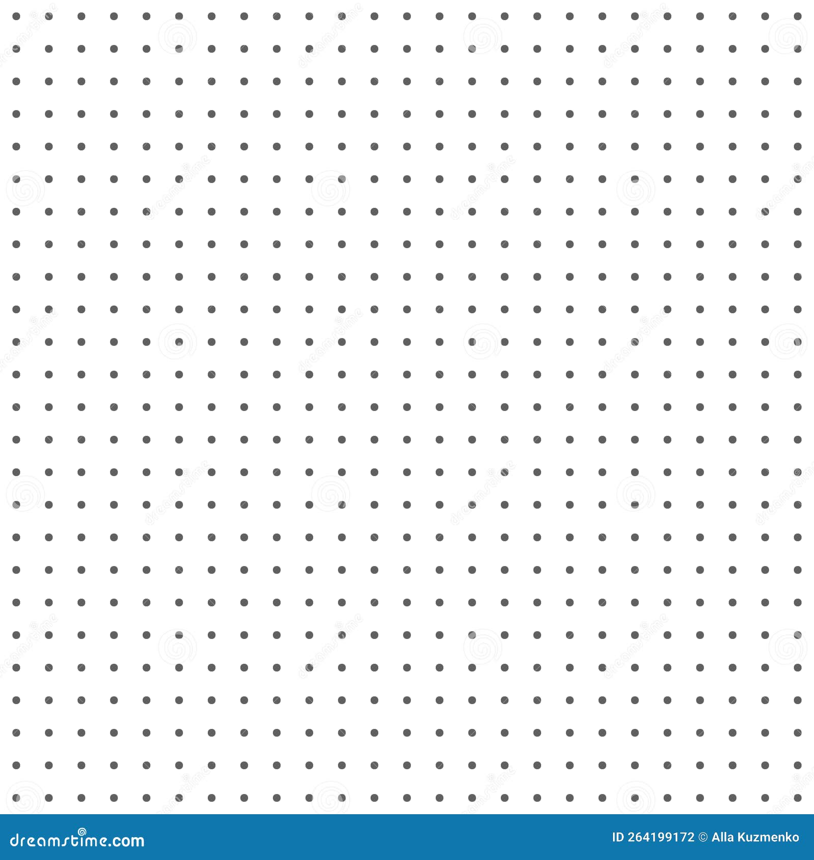 Grid Paper. Dotted Grid on White Background. Abstract Dotted ...