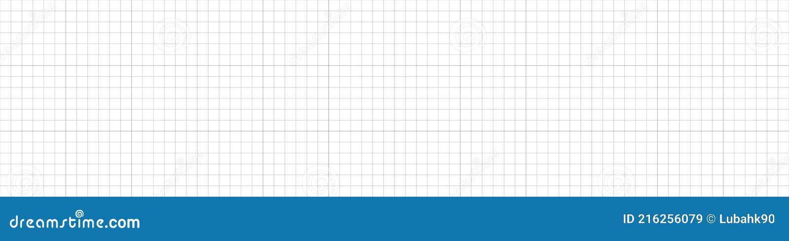 Grid Paper Long Banner. Graph Sketch. Checkered Backdrop Of Map. Grid ...