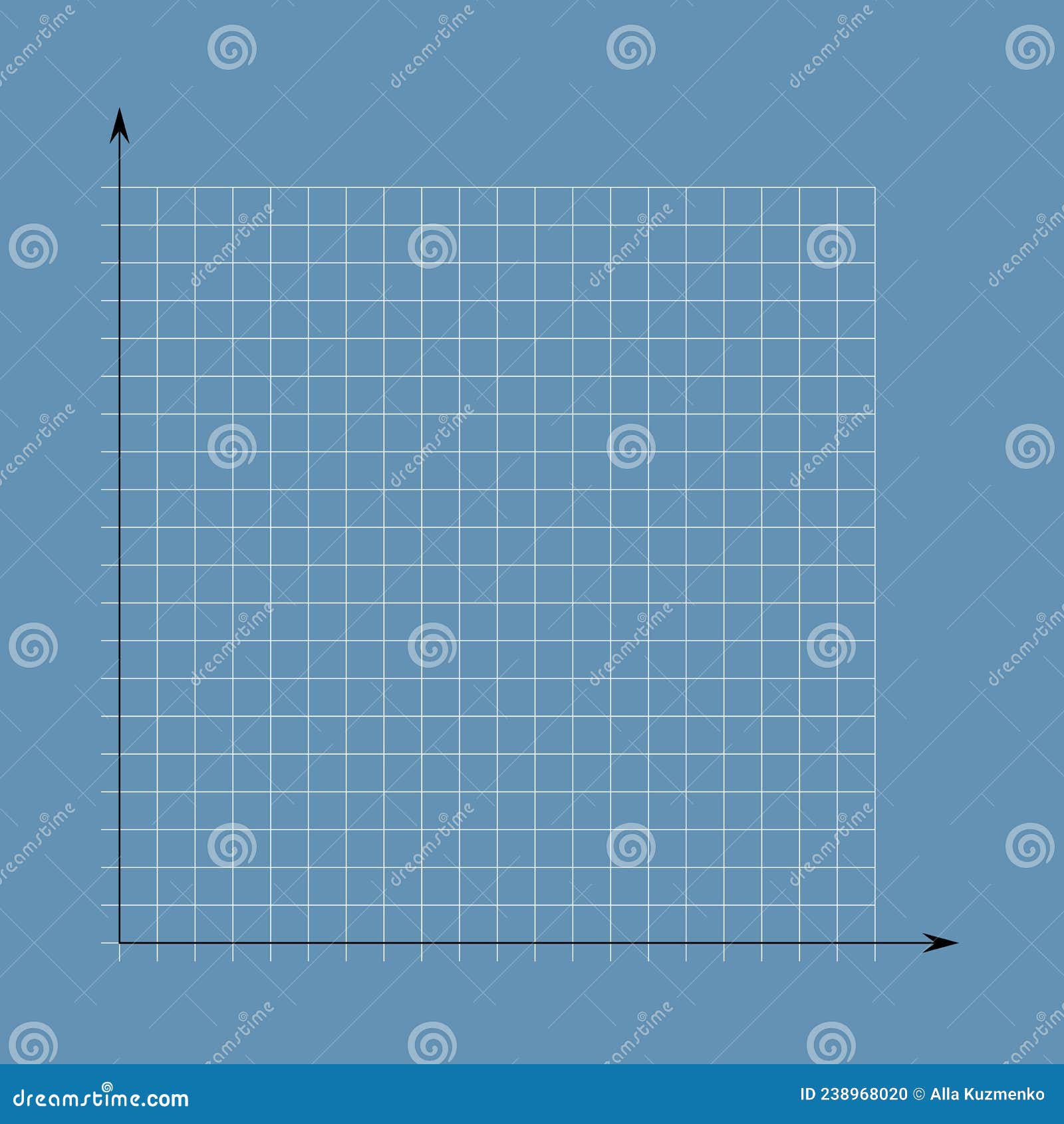 Grid Paper. Mathematical Graph. Cartesian Coordinate System with X-axis ...