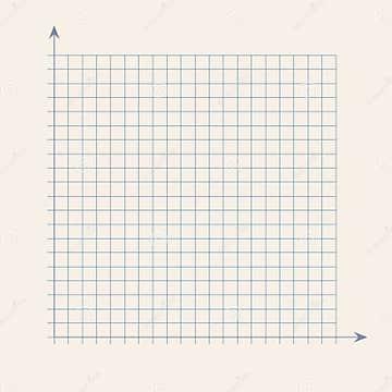 Grid Paper. Mathematical Graph. Cartesian Coordinate System with X-axis ...
