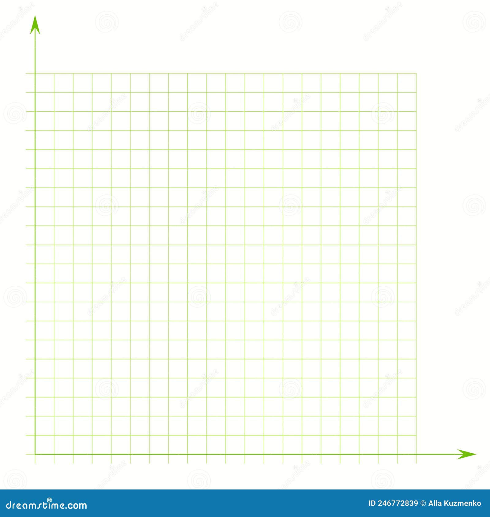Grid Paper. Mathematical Graph. Cartesian Coordinate System with X-axis ...