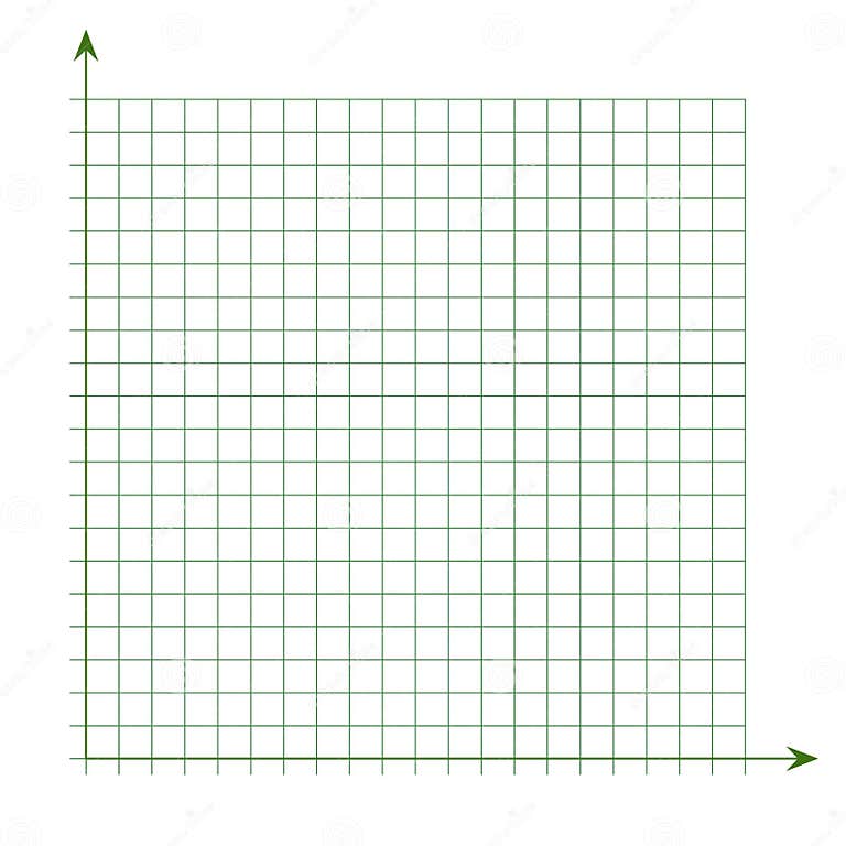 Grid Paper. Mathematical Graph. Cartesian Coordinate System with X-axis ...
