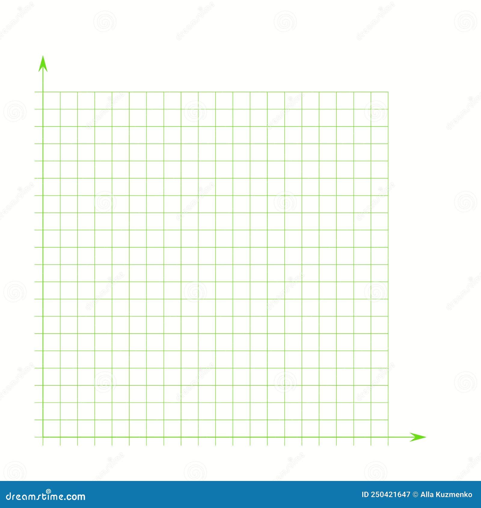 Grid Paper. Mathematical Graph. Cartesian Coordinate System with X-axis ...