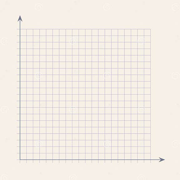 Grid Paper. Mathematical Graph. Cartesian Coordinate System with X-axis ...