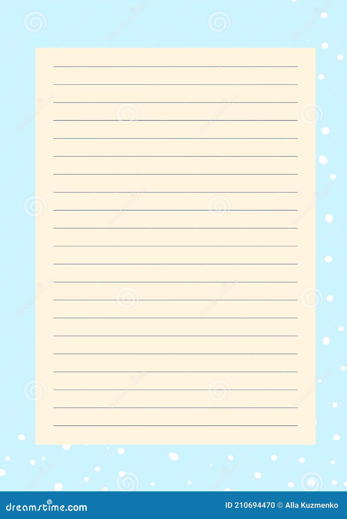 Grid Paper. Printable Planner with Color Horizontal Lines. Printing ...