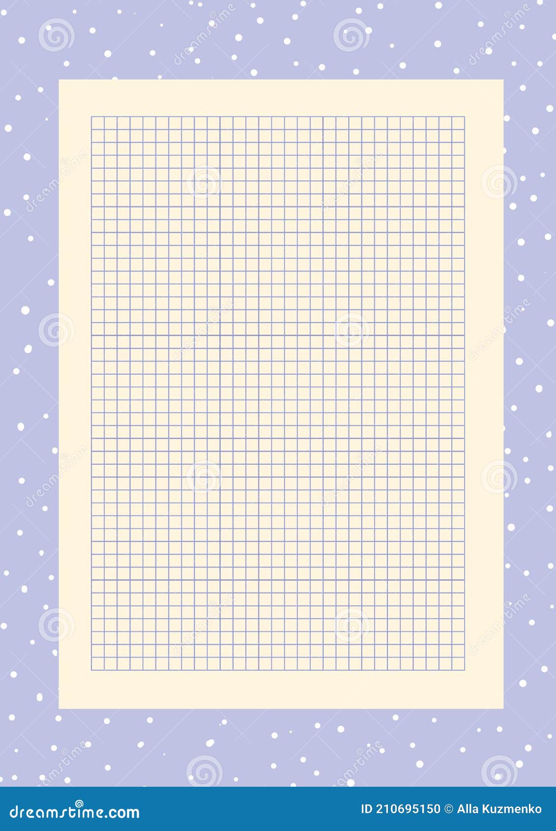 Grid Paper. Printable Planner with Color Squared Background. Printing ...