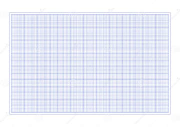 Grid Paper. Realistic Blank Lined Paper Sheet in A3 Format. Squared ...