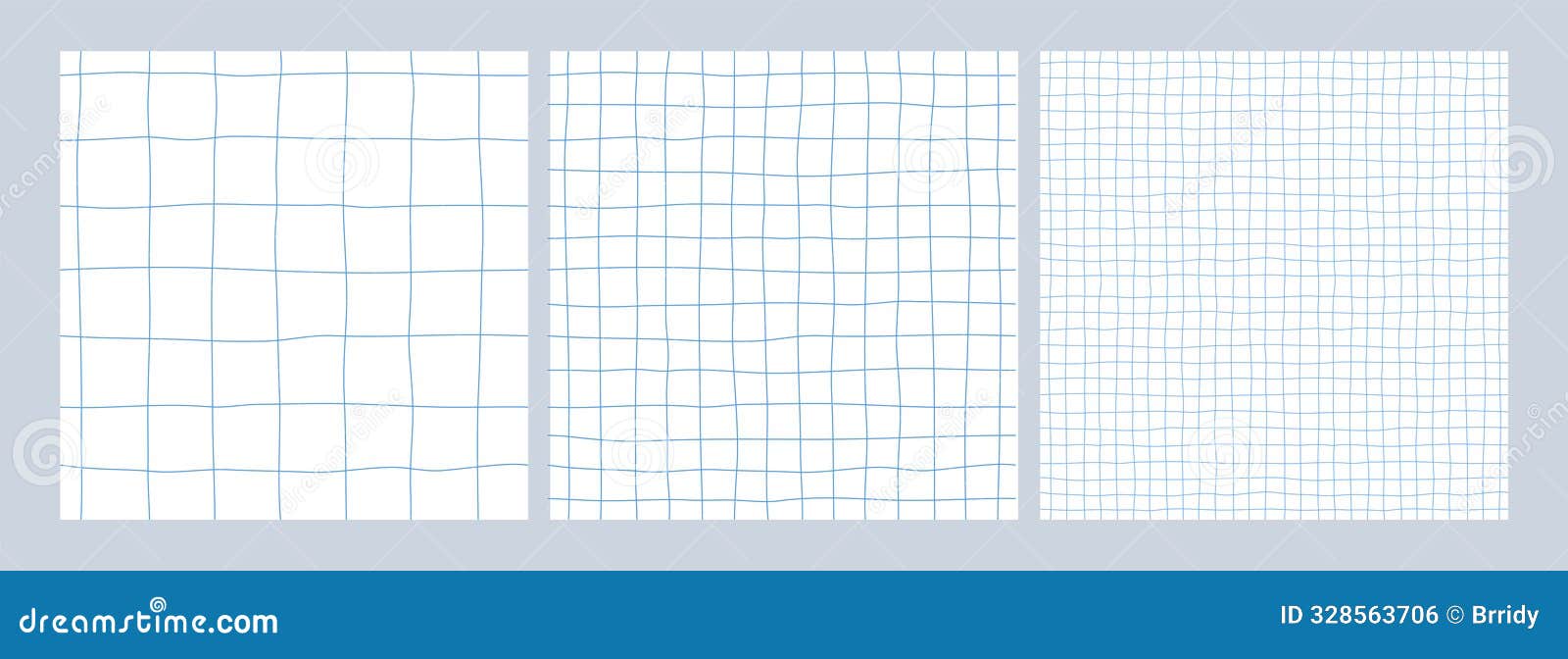 Grid Paper with Seamless Texture. Simple Vector Notebook Pattern Stock ...