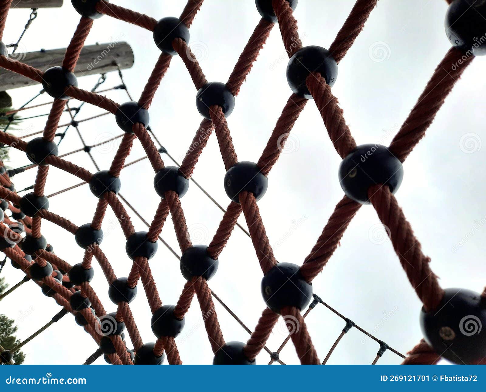 Grid Park Perspective on Playground for Children Close-up Stock Image ...