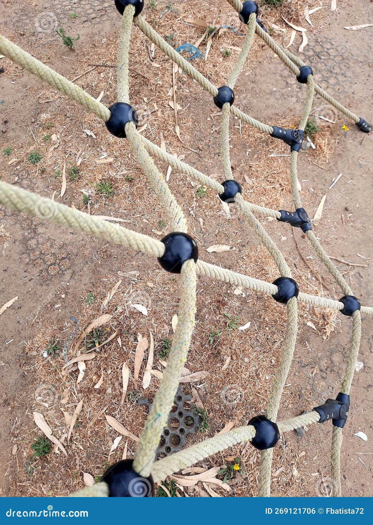 Grid Park Perspective Playground for Children Close-up Stock Photo ...