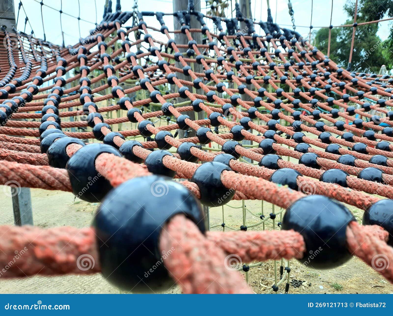 Grid Park Perspective Playground for Children Close-up Stock Image ...