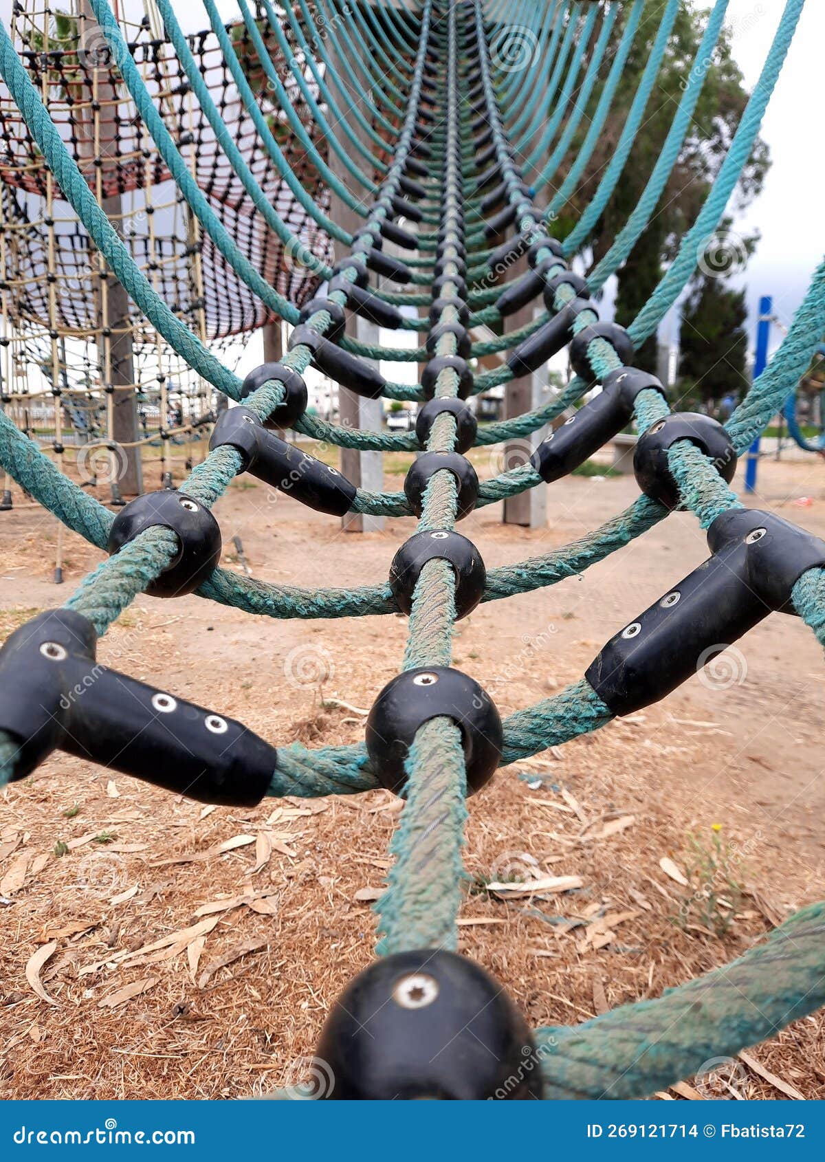 Grid Park Perspective Playground for Children Close-up Stock Photo - Image of playground, sport ...