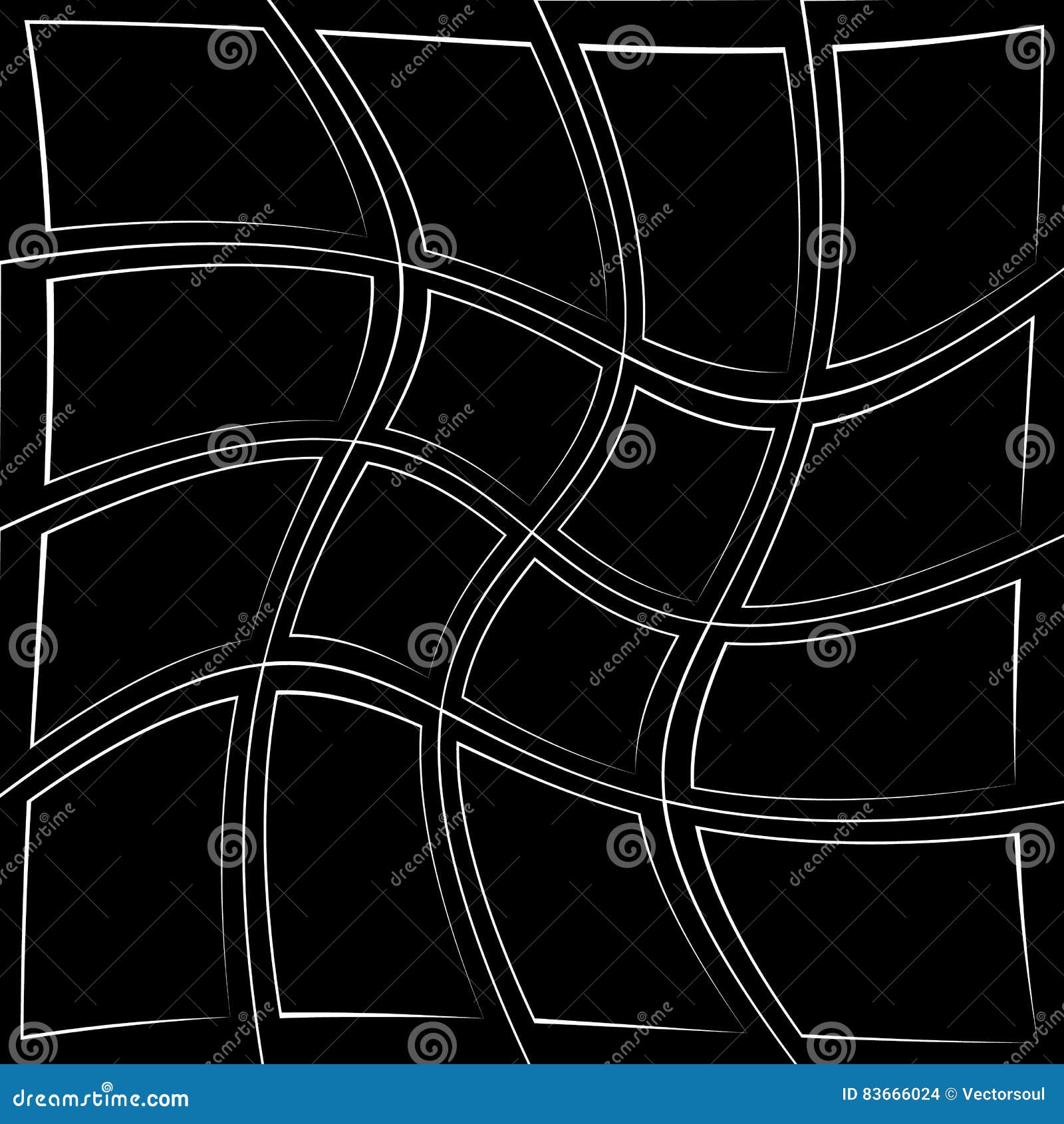 Grid Pattern with Deformation Effect. Abstract Monochrome Background ... Grid Pattern with Deformation Effect. Abstract Monochrome Background ...