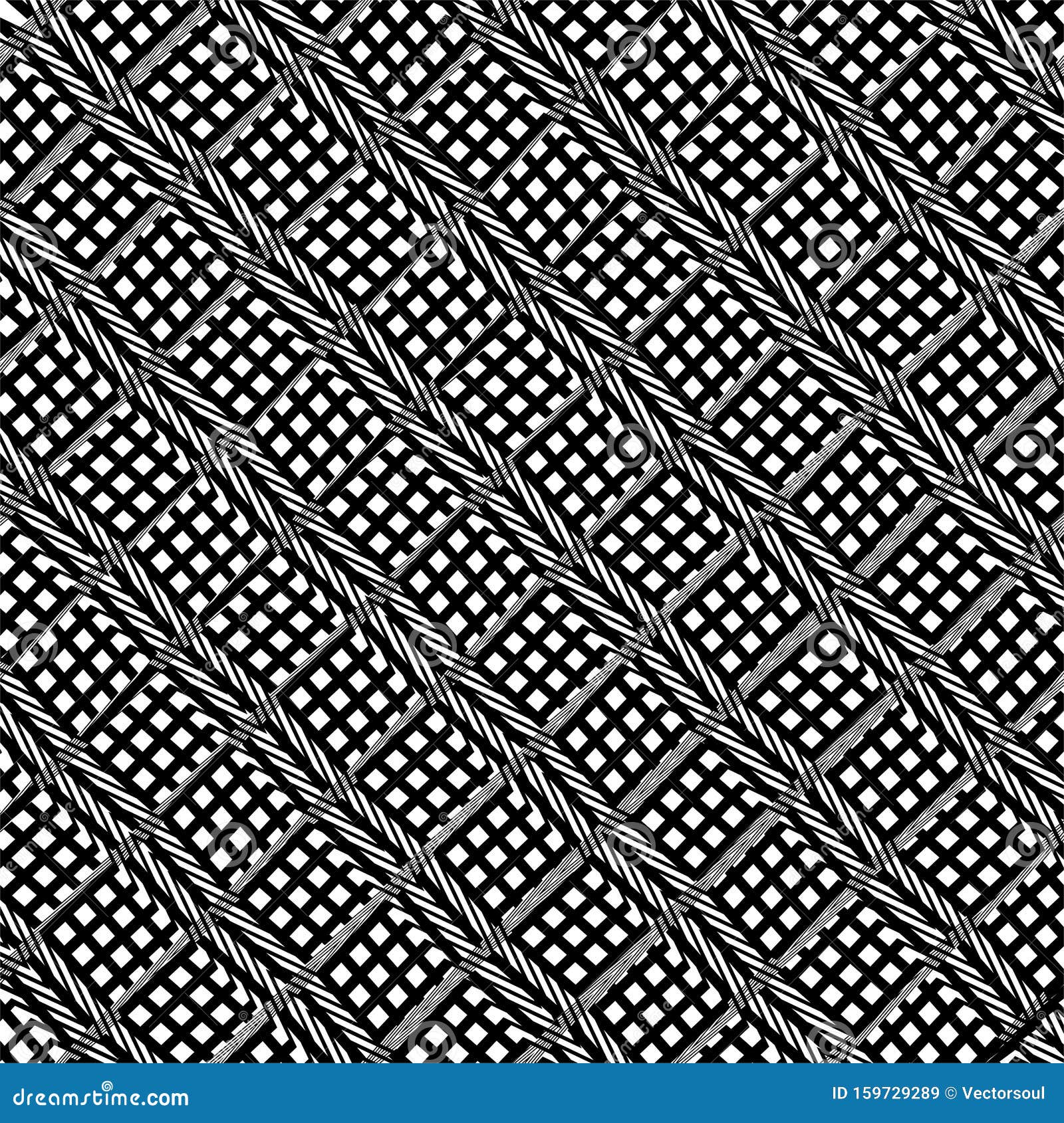 Grid Pattern, Mesh Background of Wavy, Waving Distortion, Deformation ...