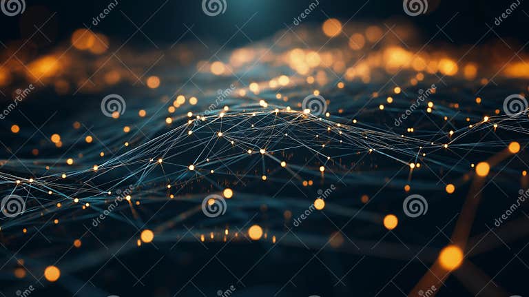 Grid Pattern with Nodes and Connecting Lines, Symbolizing the Complexity of Logistics Networks ...