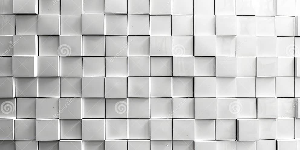 Grid Pattern Texture Creates a Minimalist Aesthetic on a White ...