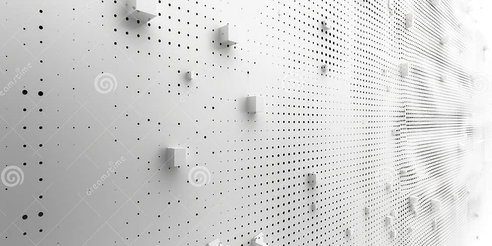 Grid Pattern Texture Creates a Modern Aesthetic on a Bright White ...