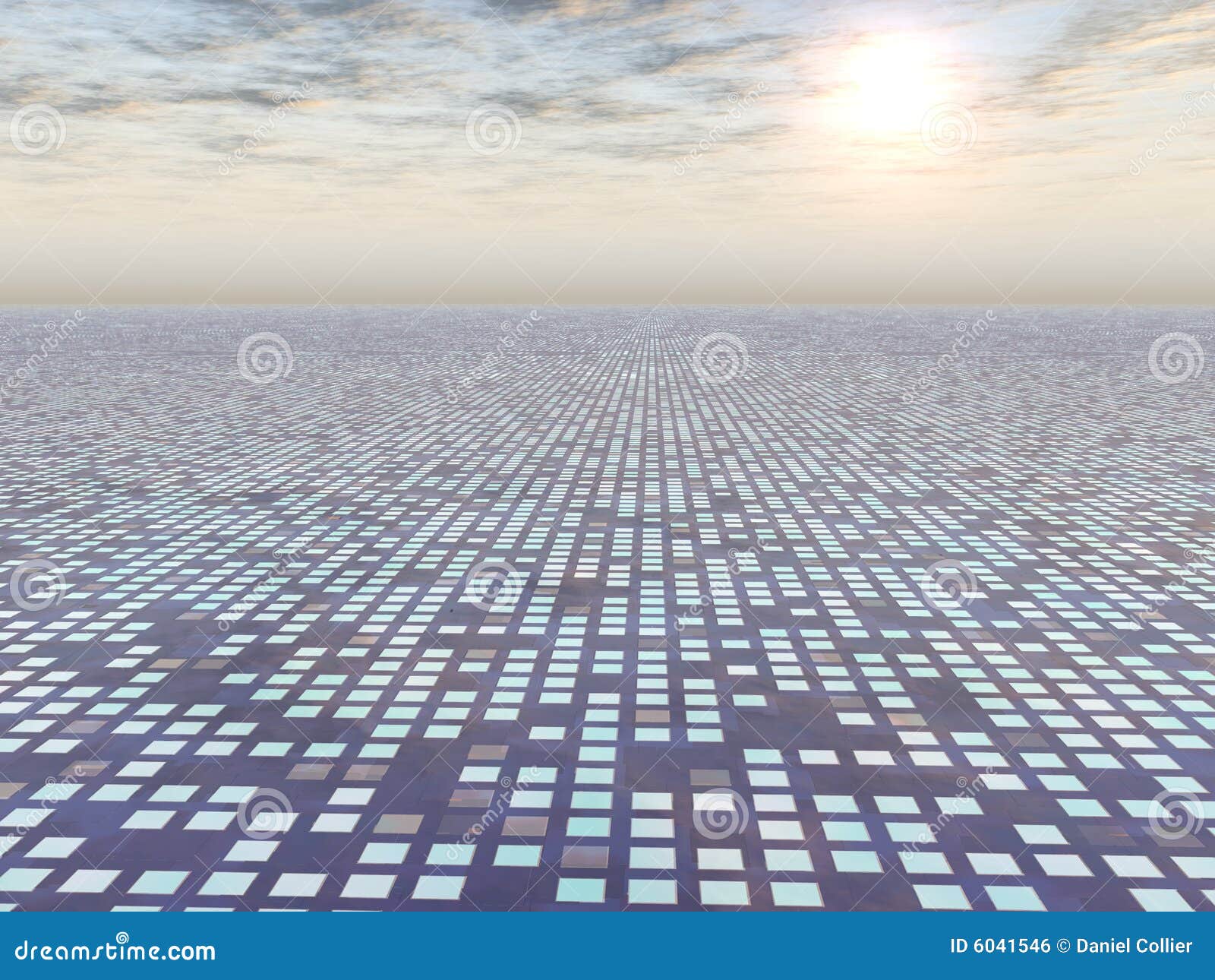 Grid Progress to the Light stock illustration. Illustration of grunge ...