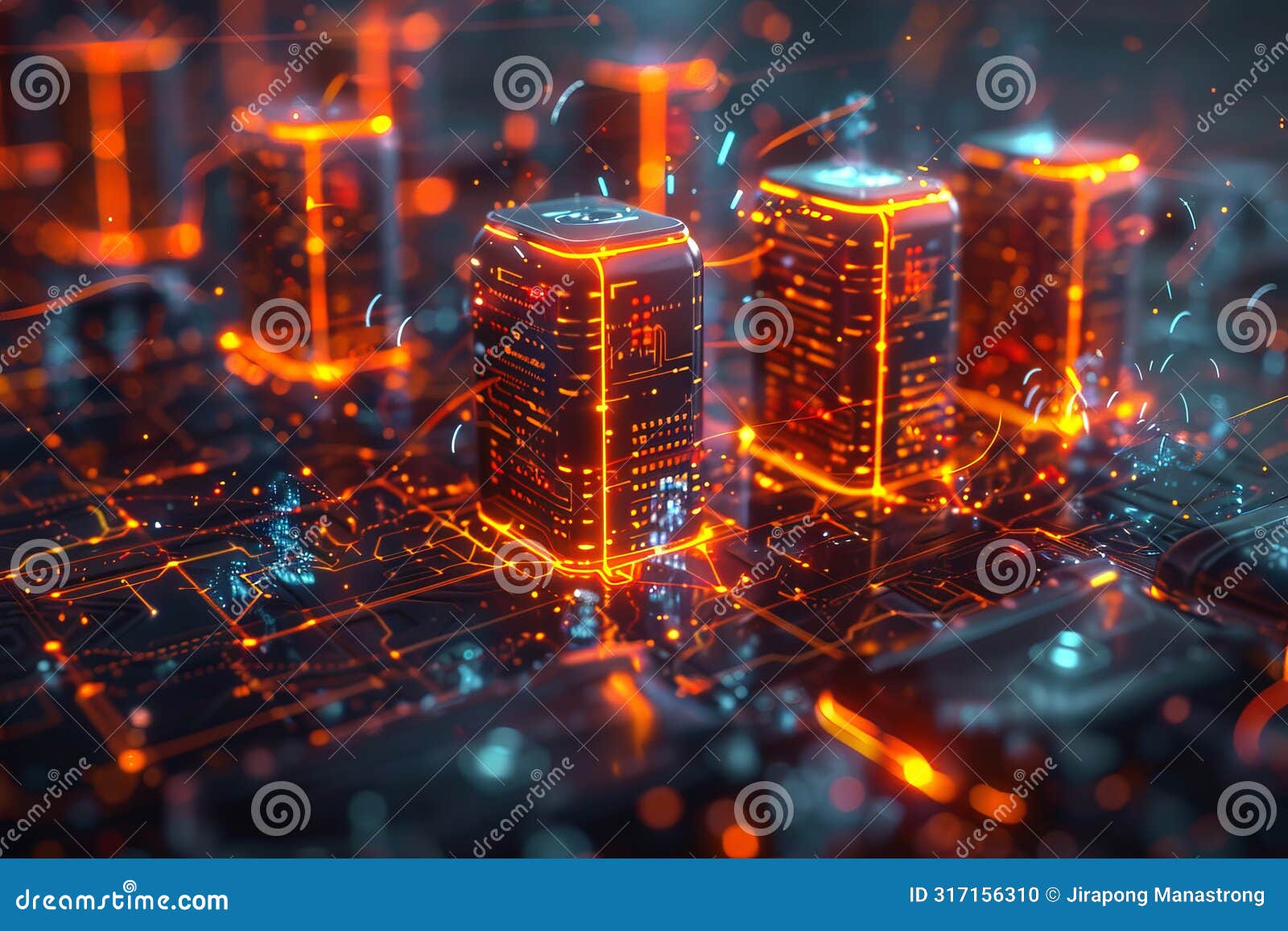 A Grid of Rectangular Batteries Electrons of Power and Innovation To ...