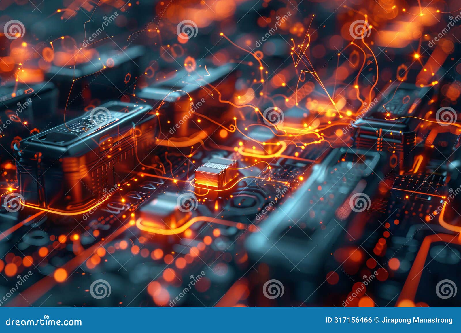 A Grid of Rectangular Batteries Electrons of Power and Innovation To ...