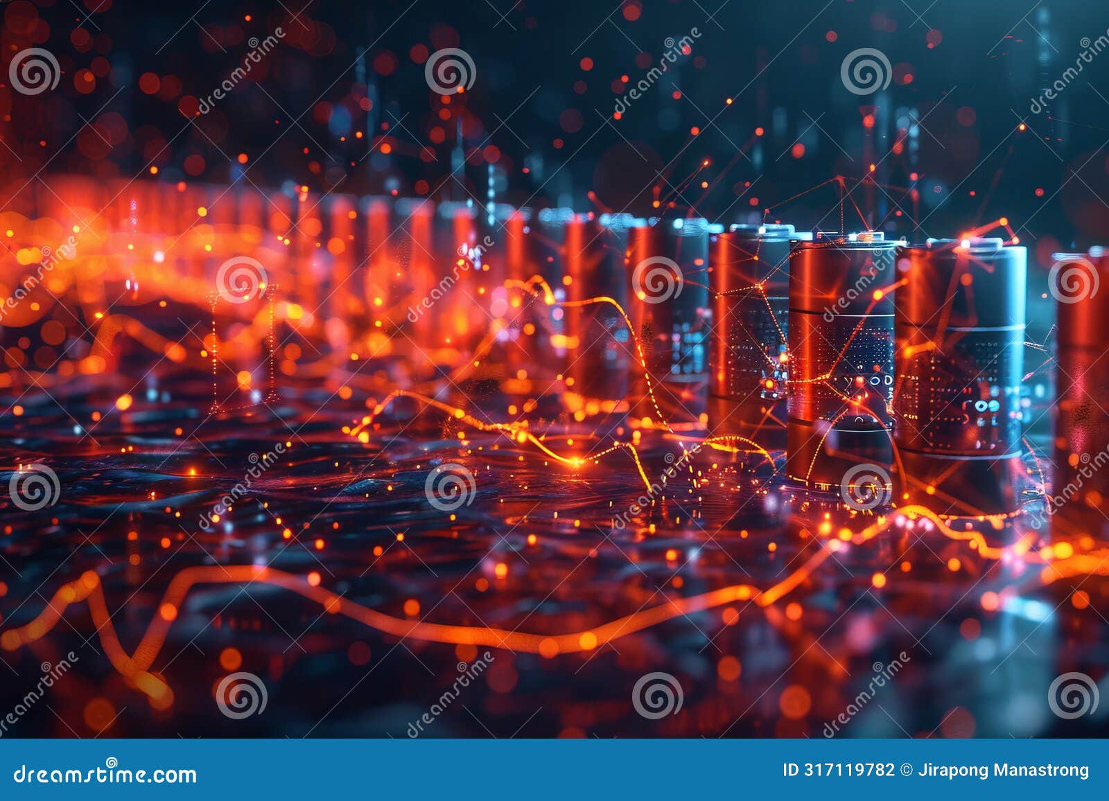 A Grid of Rectangular Batteries Electrons of Power and Innovation To ...