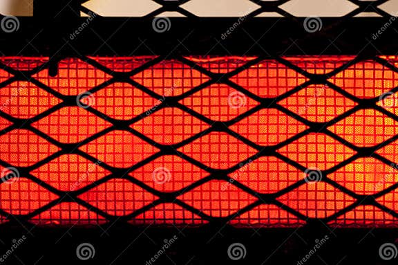 Grid of red hot wires stock image. Image of wire, grid - 23288287