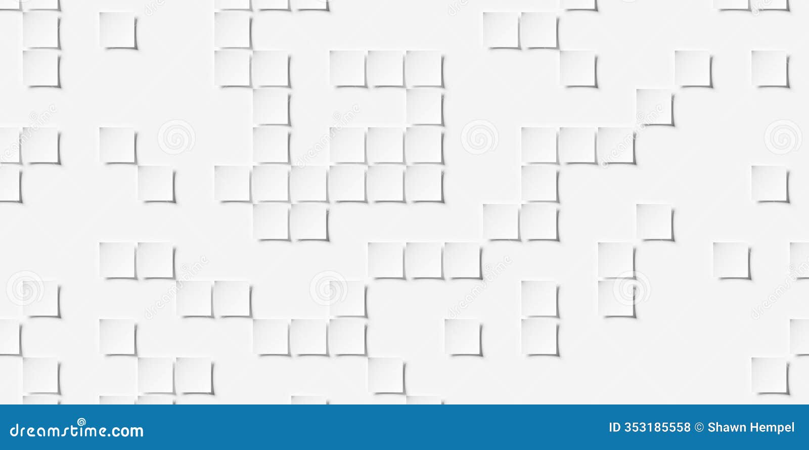 Grid of Small White Bend Squares or Planes Geometry Background ...