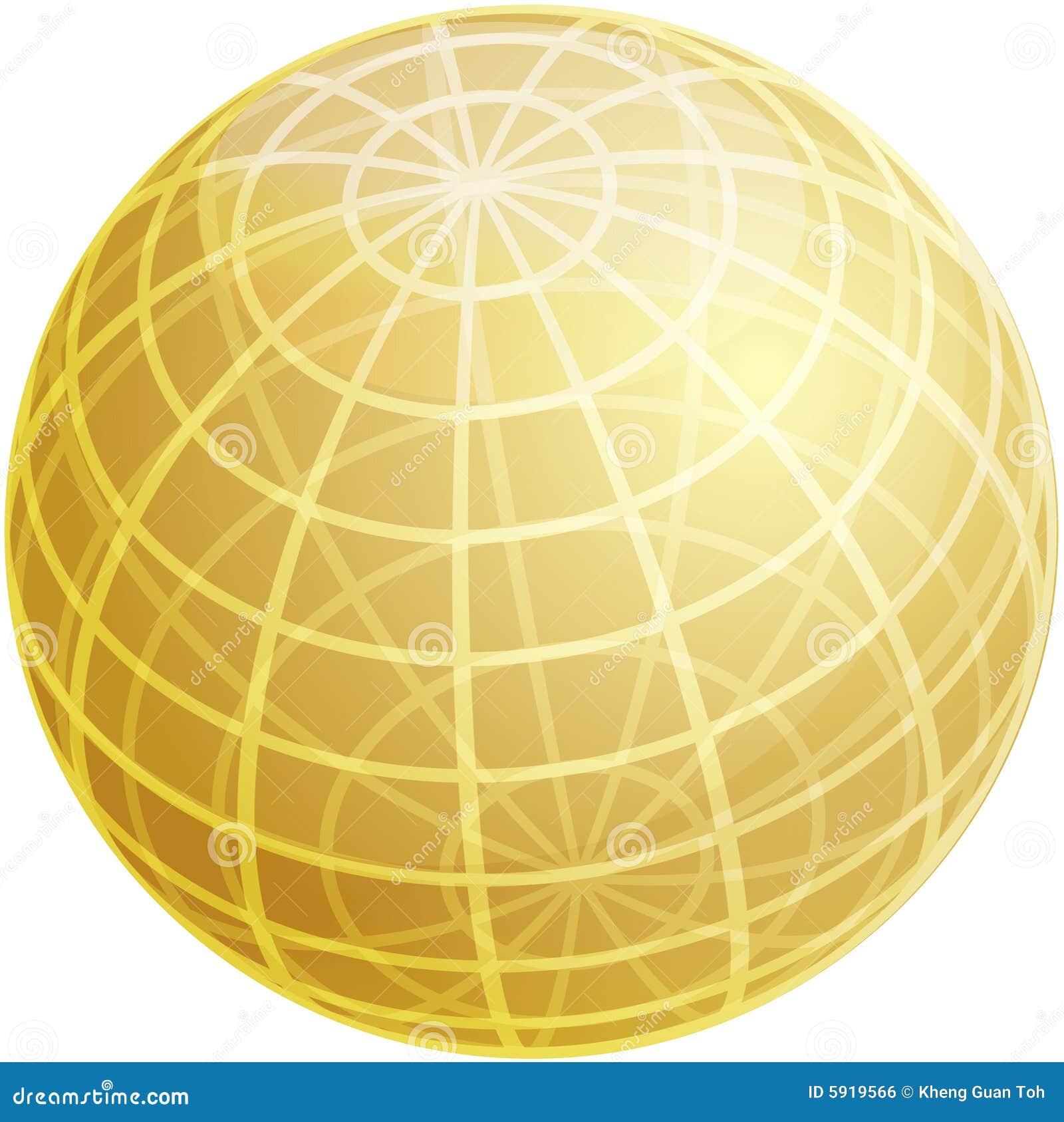 Grid sphere illustration stock vector. Illustration of blank - 5919566