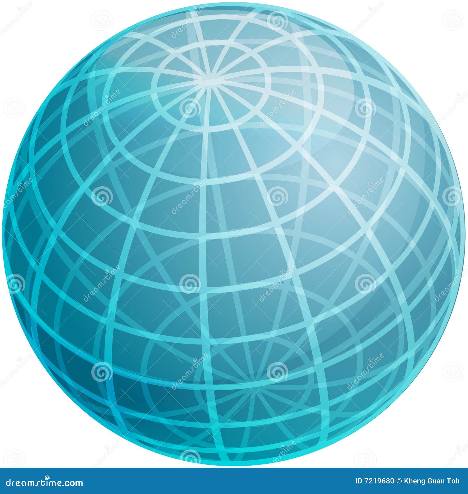 Grid sphere illustration stock vector. Illustration of grid - 7219680