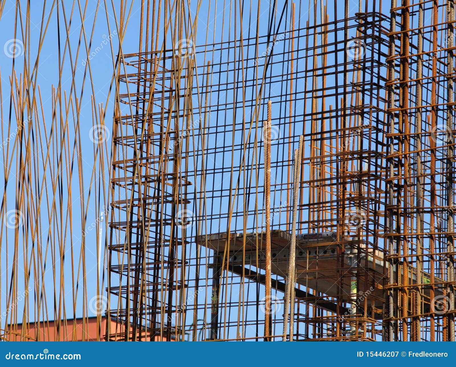 Grid of steel stock image. Image of technology, shape - 15446207