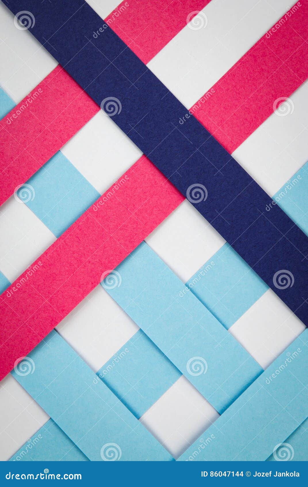 Grid with Strips of Colored Paper Stock Photo - Image of abstract, dark ...