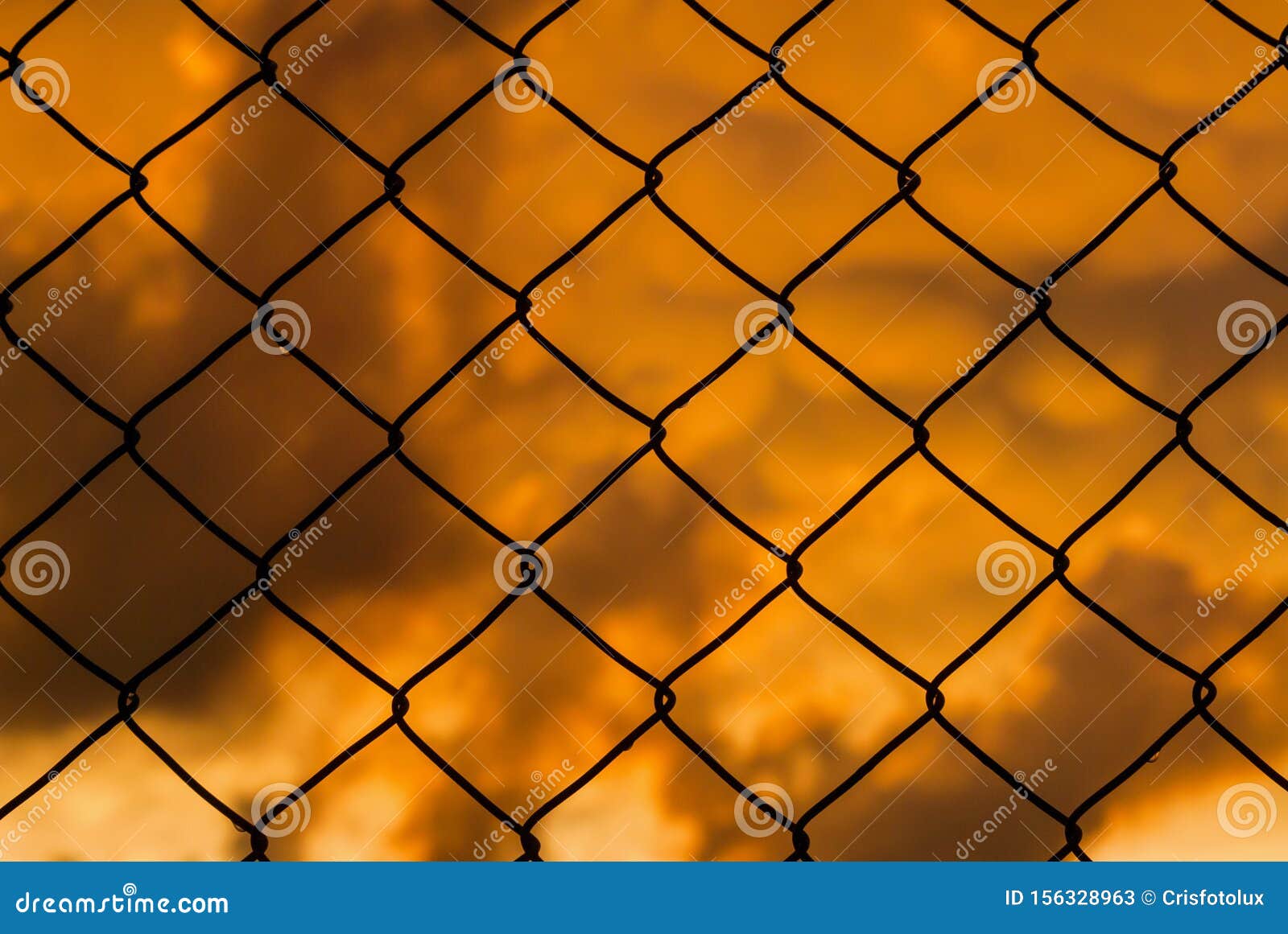 Grid with Sunset Clouds Background Stock Image - Image of pattern ...