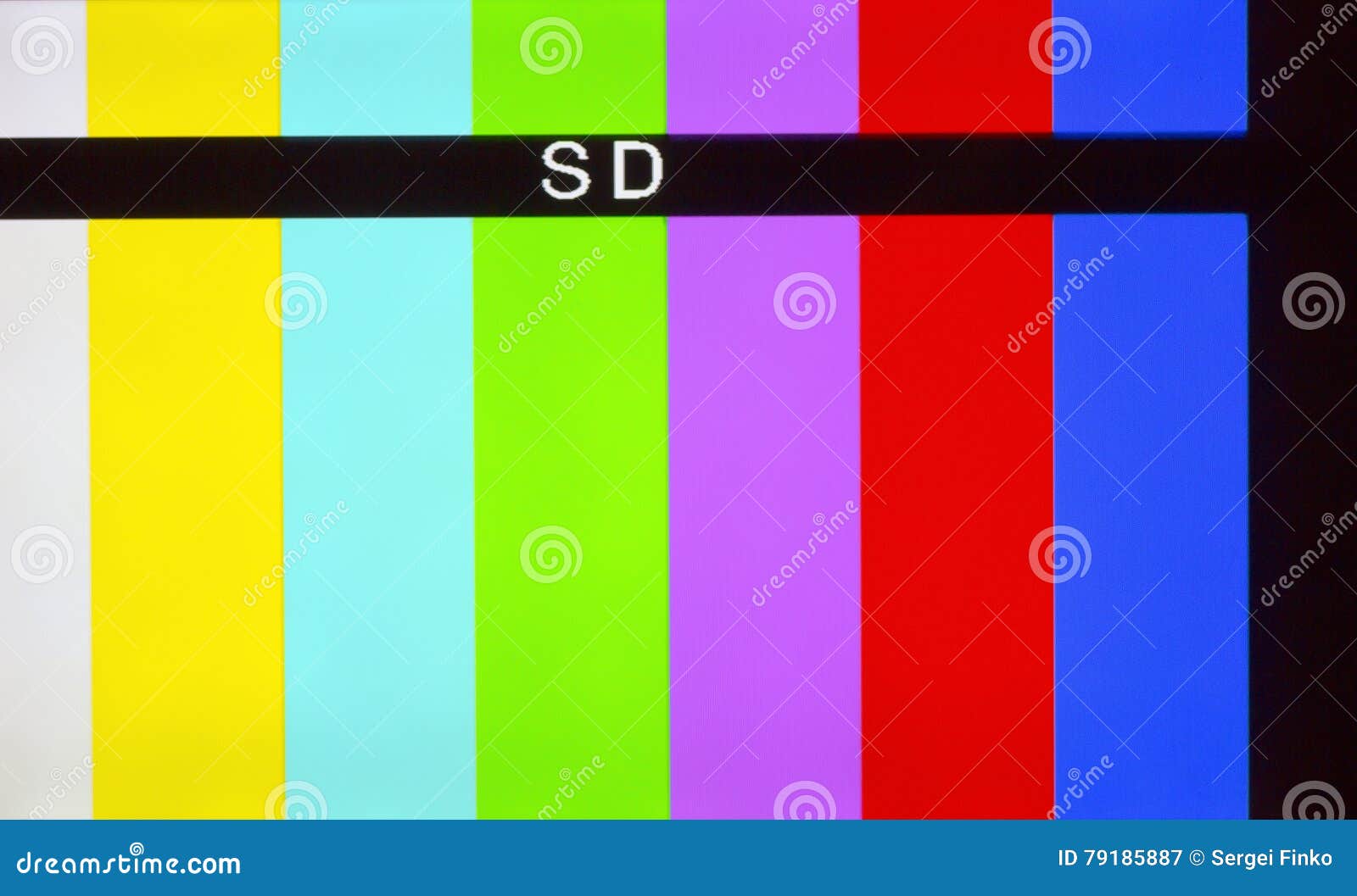 Grid Television Broadcasting Stock Image - Image of problems, colors ...