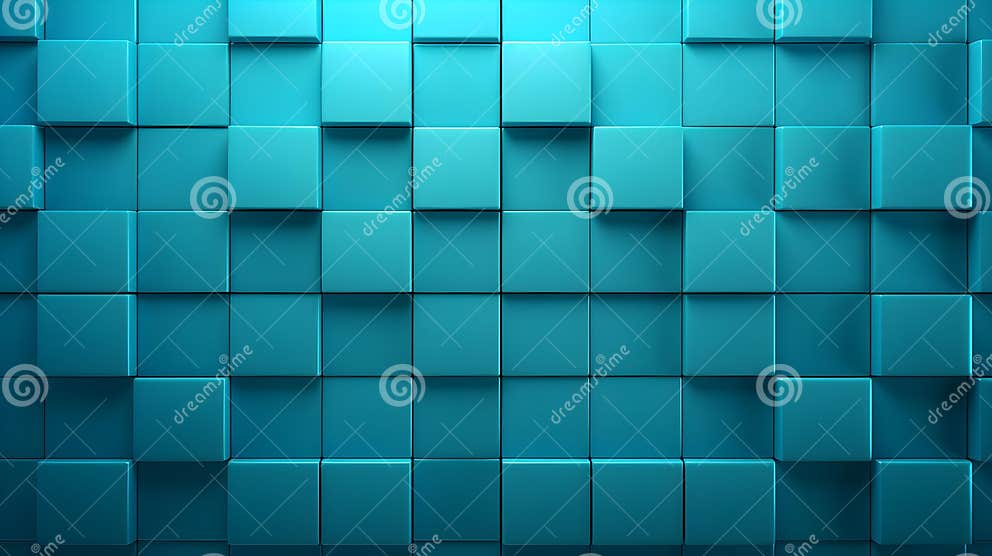 Grid Texture in Cyan Colors. Futuristic Background Stock Illustration ...