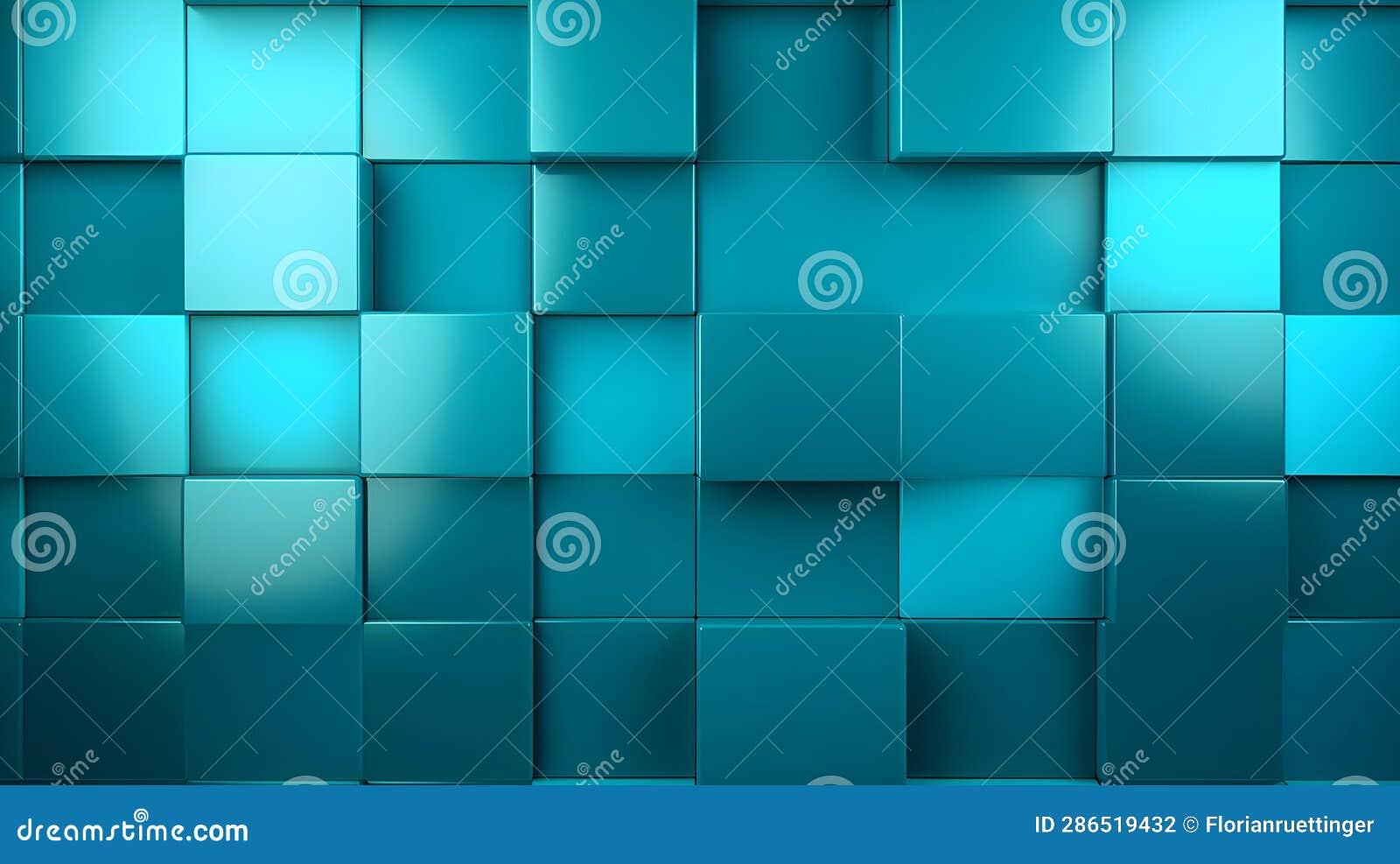 Grid Texture in Cyan Colors. Futuristic Background Stock Illustration ...