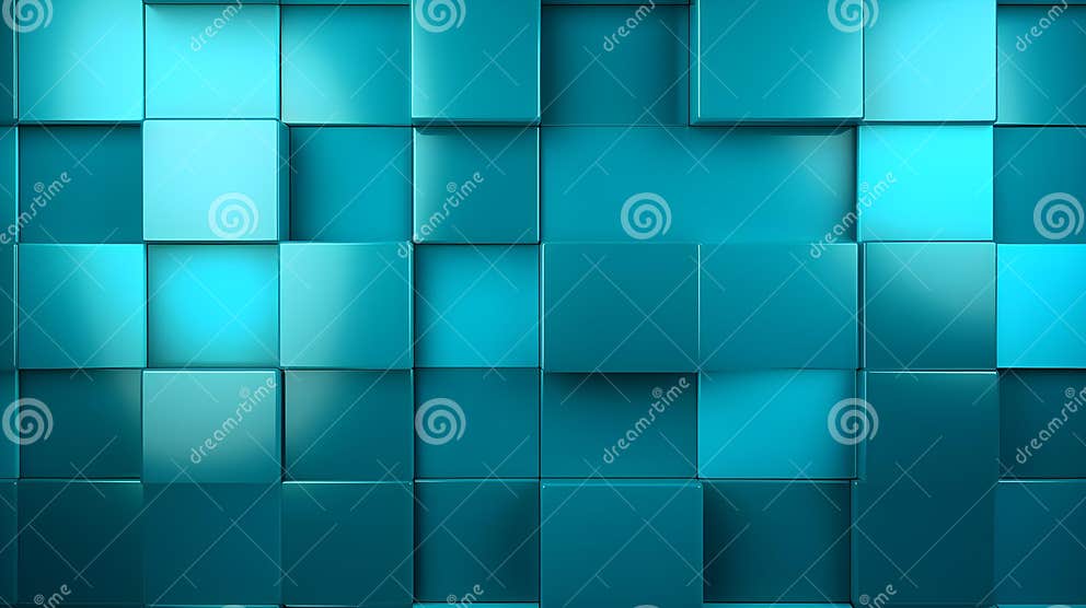 Grid Texture in Cyan Colors. Futuristic Background Stock Illustration ...