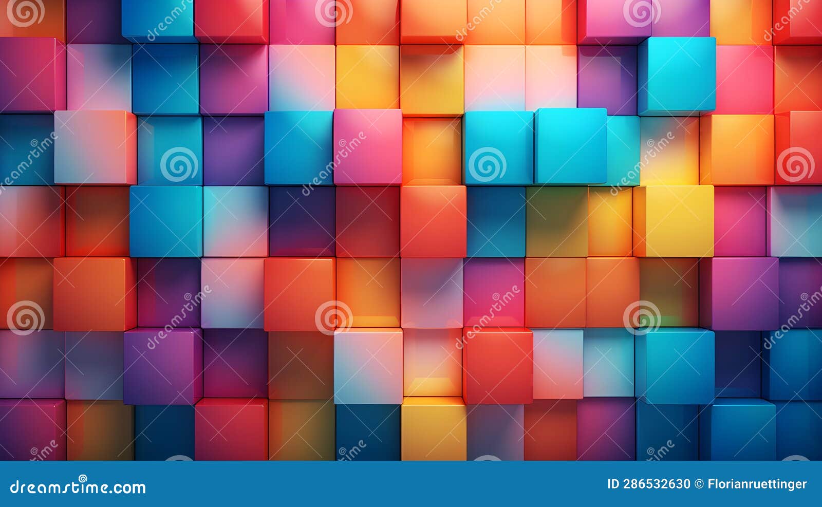 Grid Texture in Multicolor Colors. Futuristic Background Stock ...