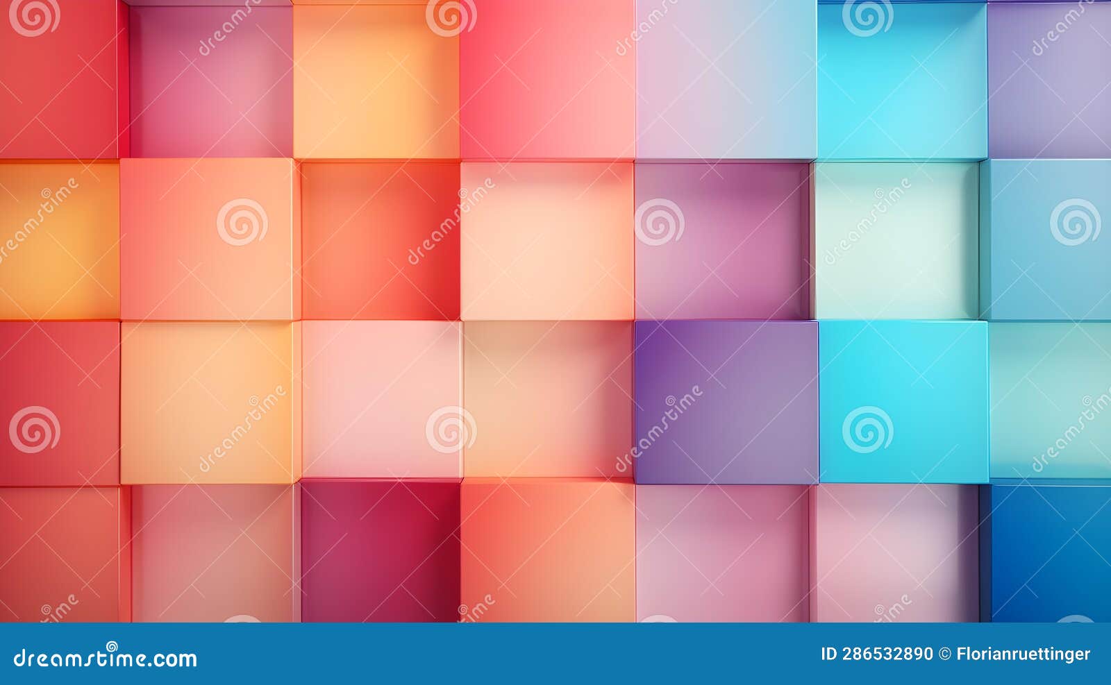 Grid Texture in Multicolor Colors. Futuristic Background Stock ...