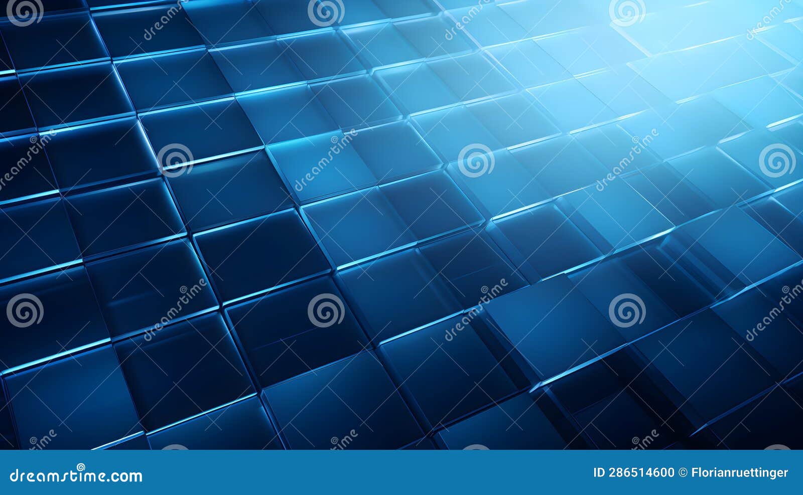 Grid Texture in Blue Colors. Futuristic Background Stock Illustration ...