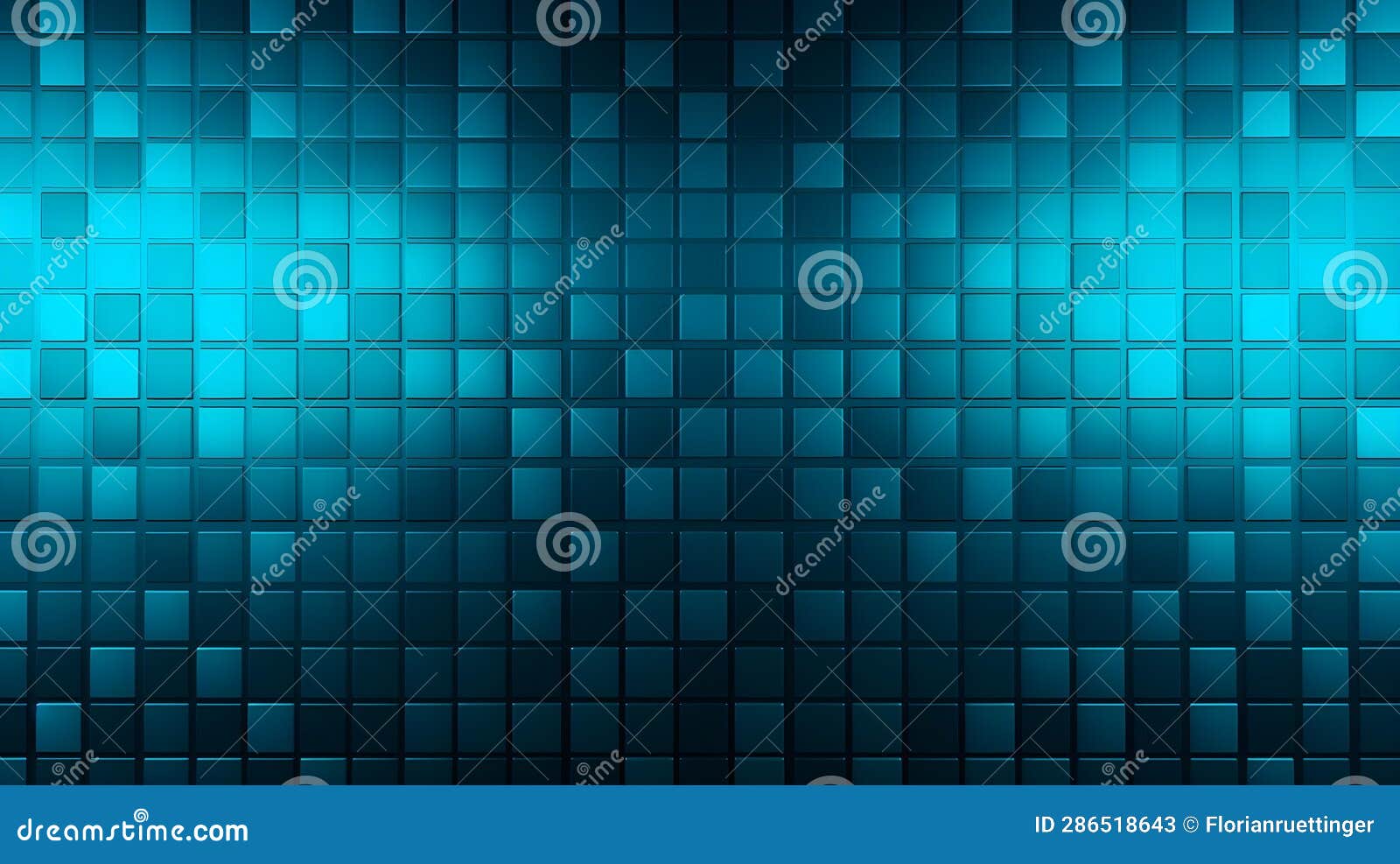 Grid Texture in Cyan Colors. Futuristic Background Stock Illustration ...