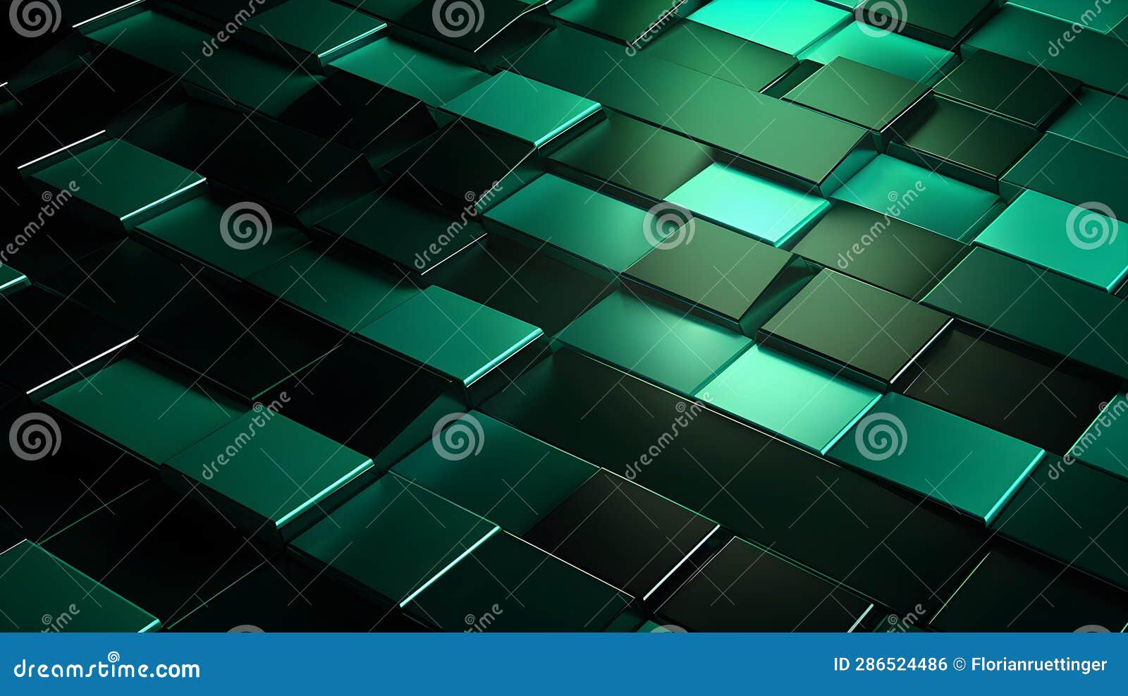 Grid Texture in Emerald Colors. Futuristic Background Stock ...