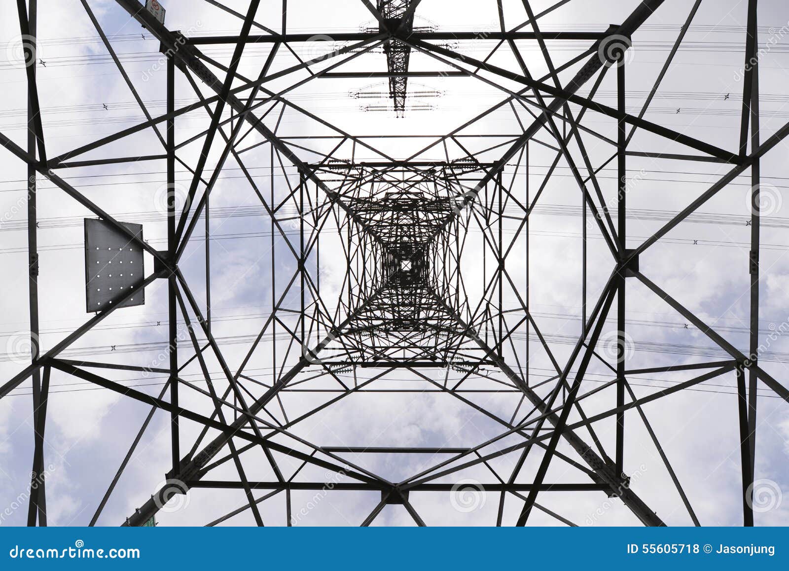 Grid tower architecture stock photo. Image of architecture - 55605718