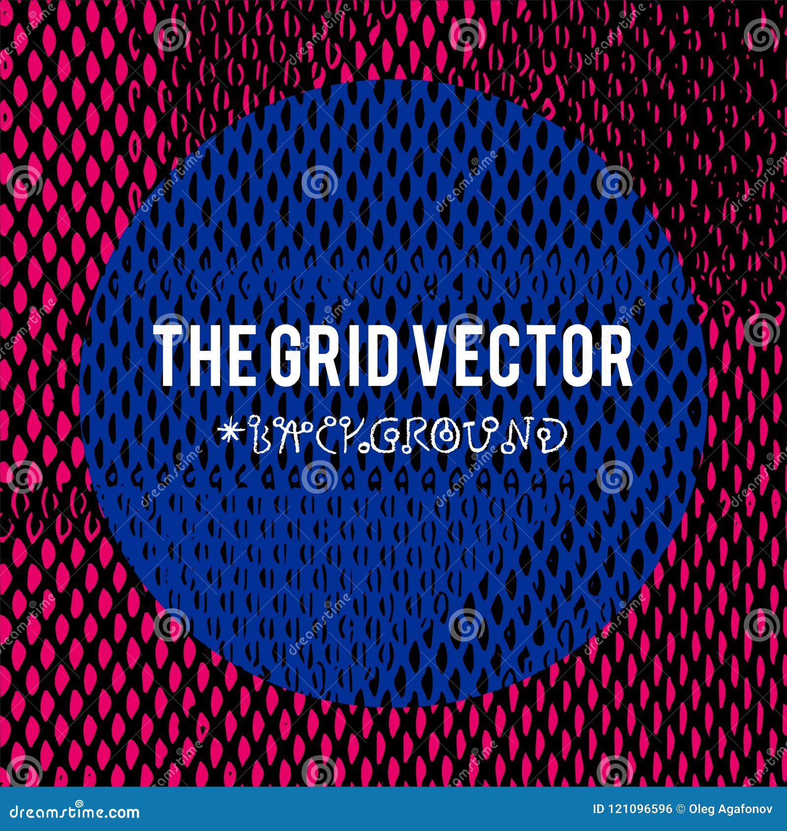 The Grid Vector Background with Grunge Texture Stock Vector ...