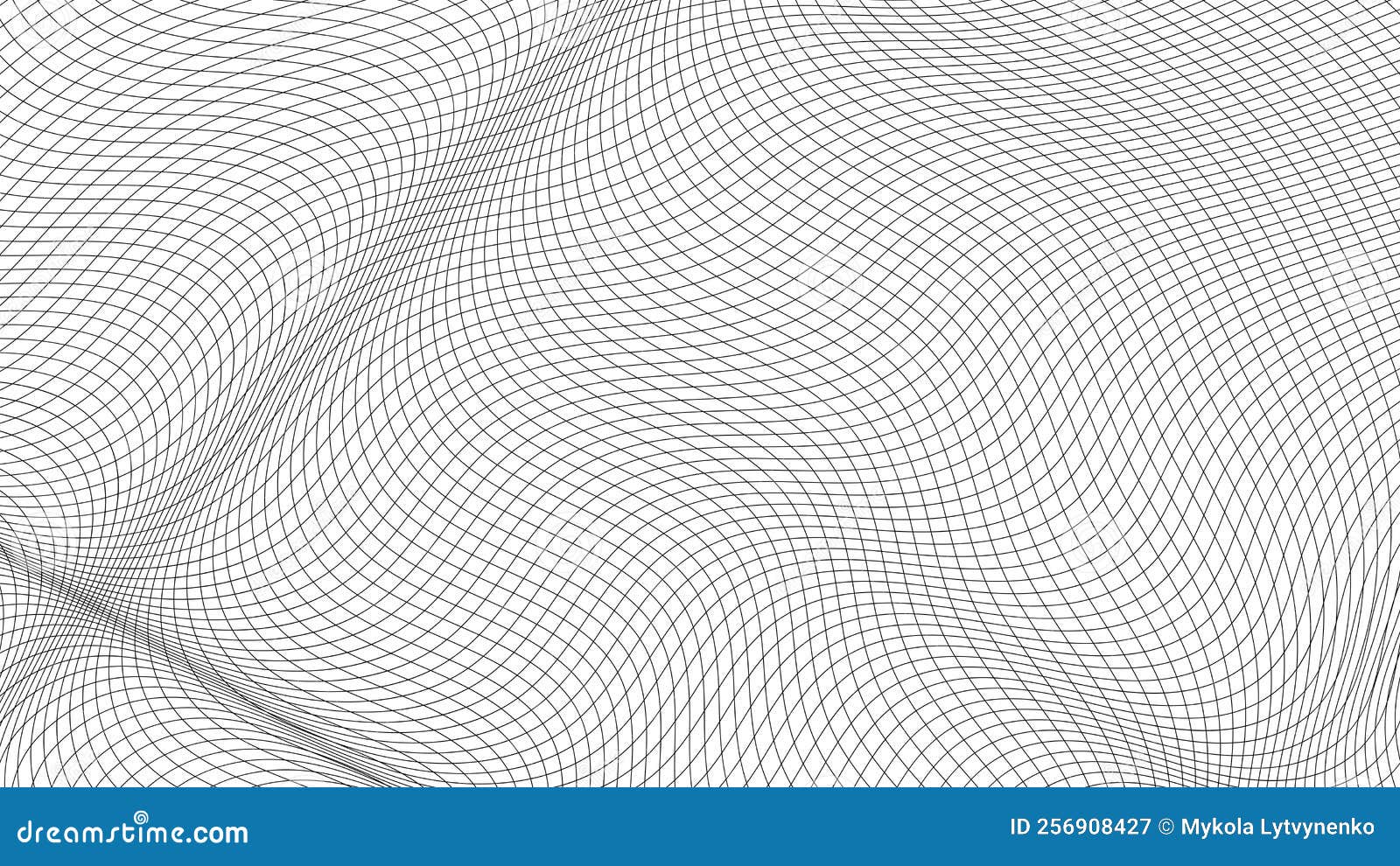 Grid Wavy Lines Pattern, Mesh Square Matrix, Stretch Density Texture ...