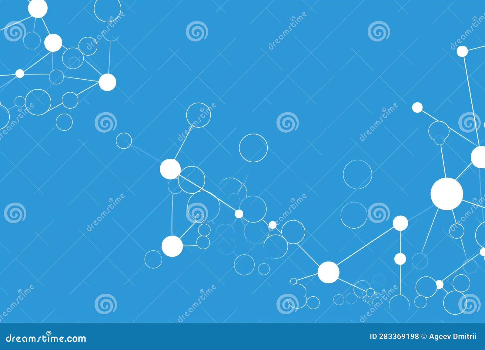 Abstract Networking Background Blue Connect Technology Stock ...