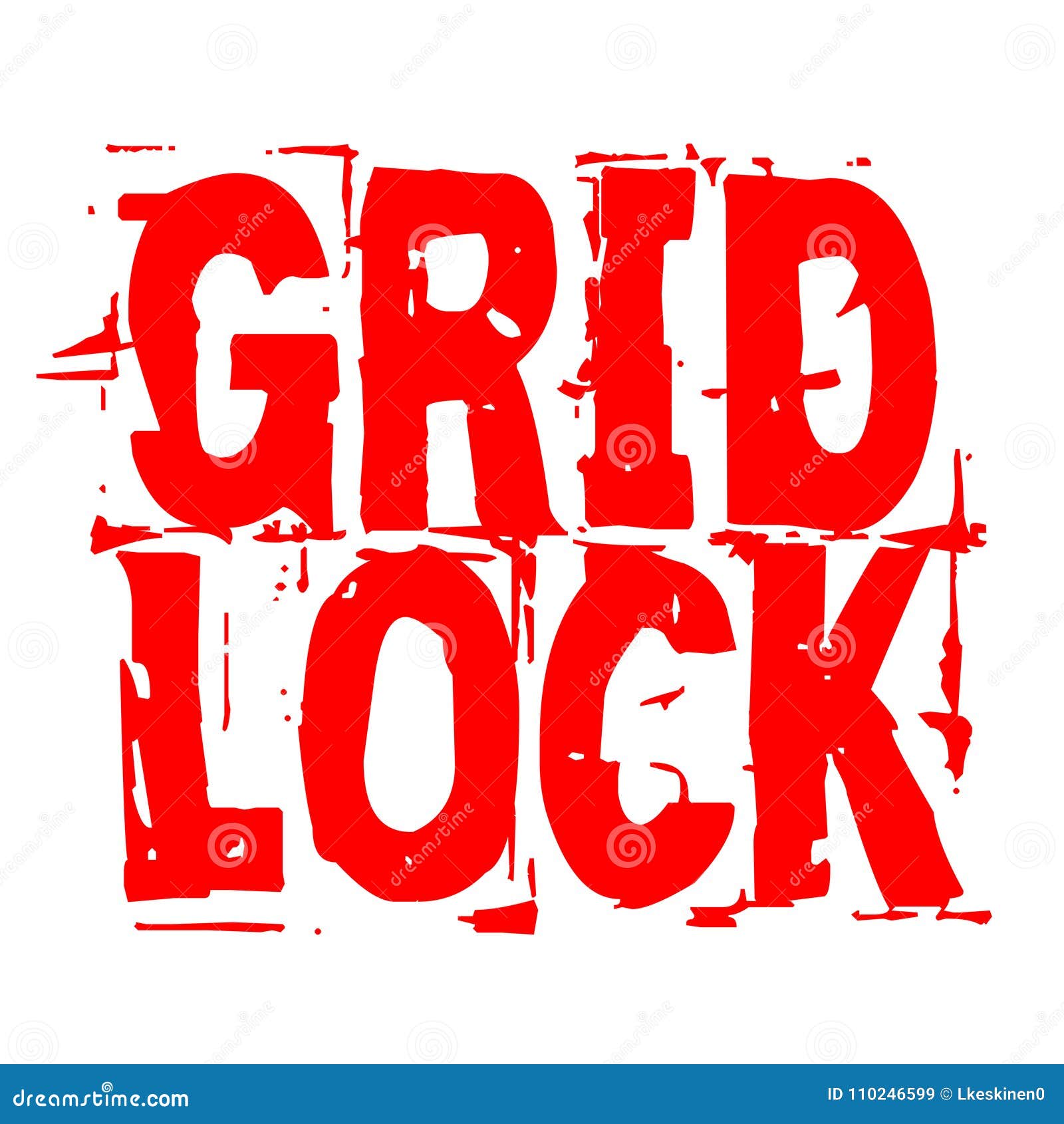Gridlock Stamp Typographic Stamp Stock Vector - Illustration of ...